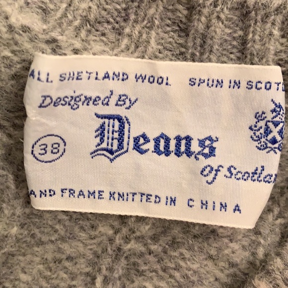 Deans Of Scotland | Sweaters | Vintage Deans Of Scotland Wool Sweater ...